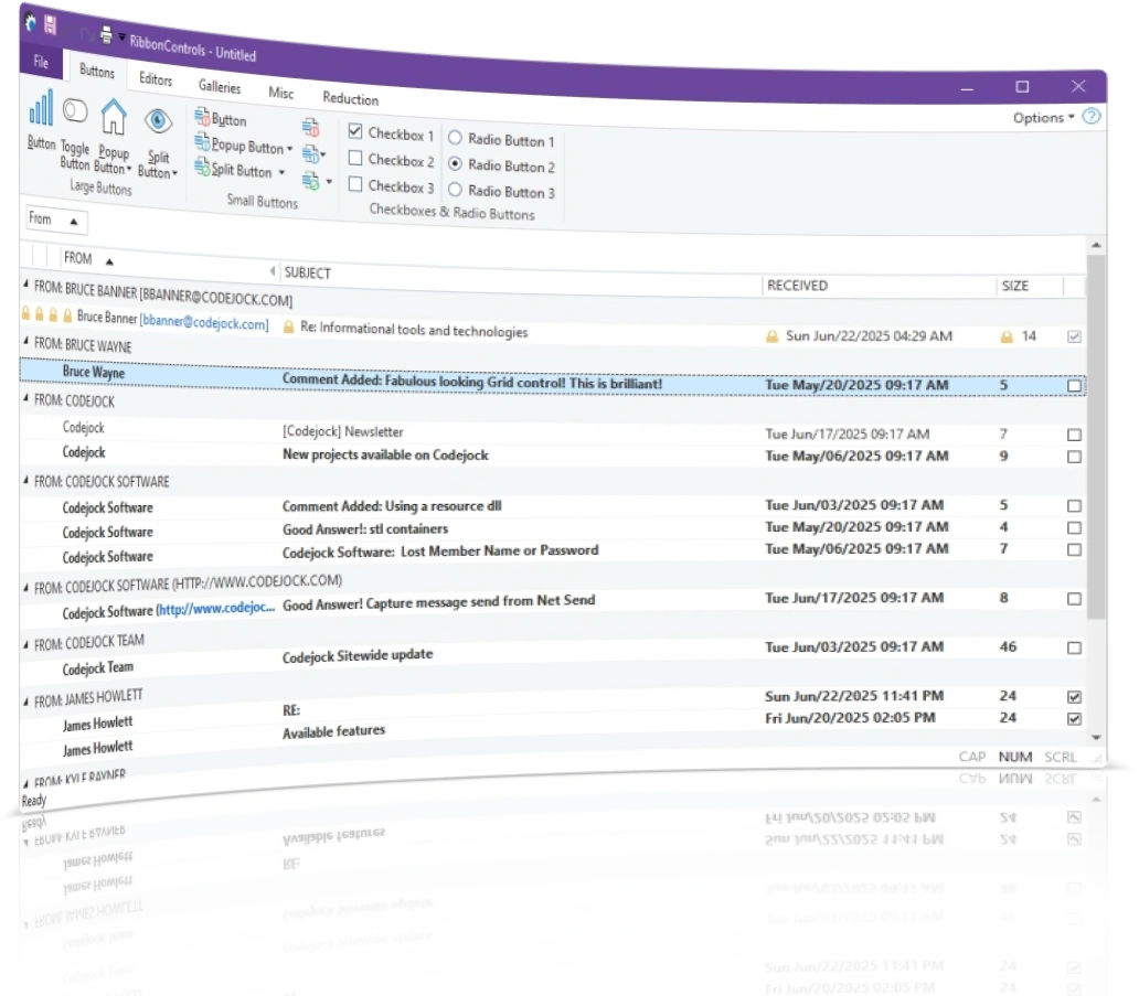 Codejock | Visual C++ and ActiveX GUI Libraries for Windows